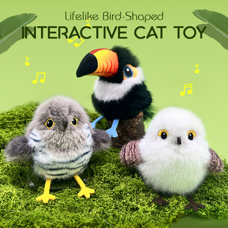 🎁🐱Lifelike Bird-Shaped Interactive Cat Toy – britishen